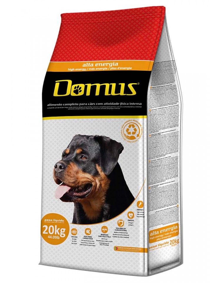 Domus - Ração Seca para Cão Adulto - Alta Energia